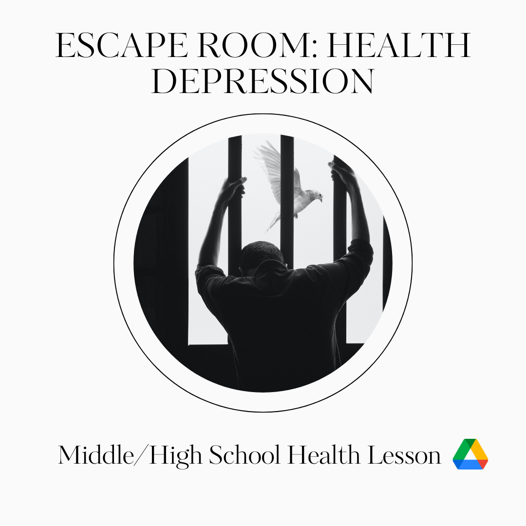Escape Room: Health Depression: MS/HS Health Curriculum – Health ...