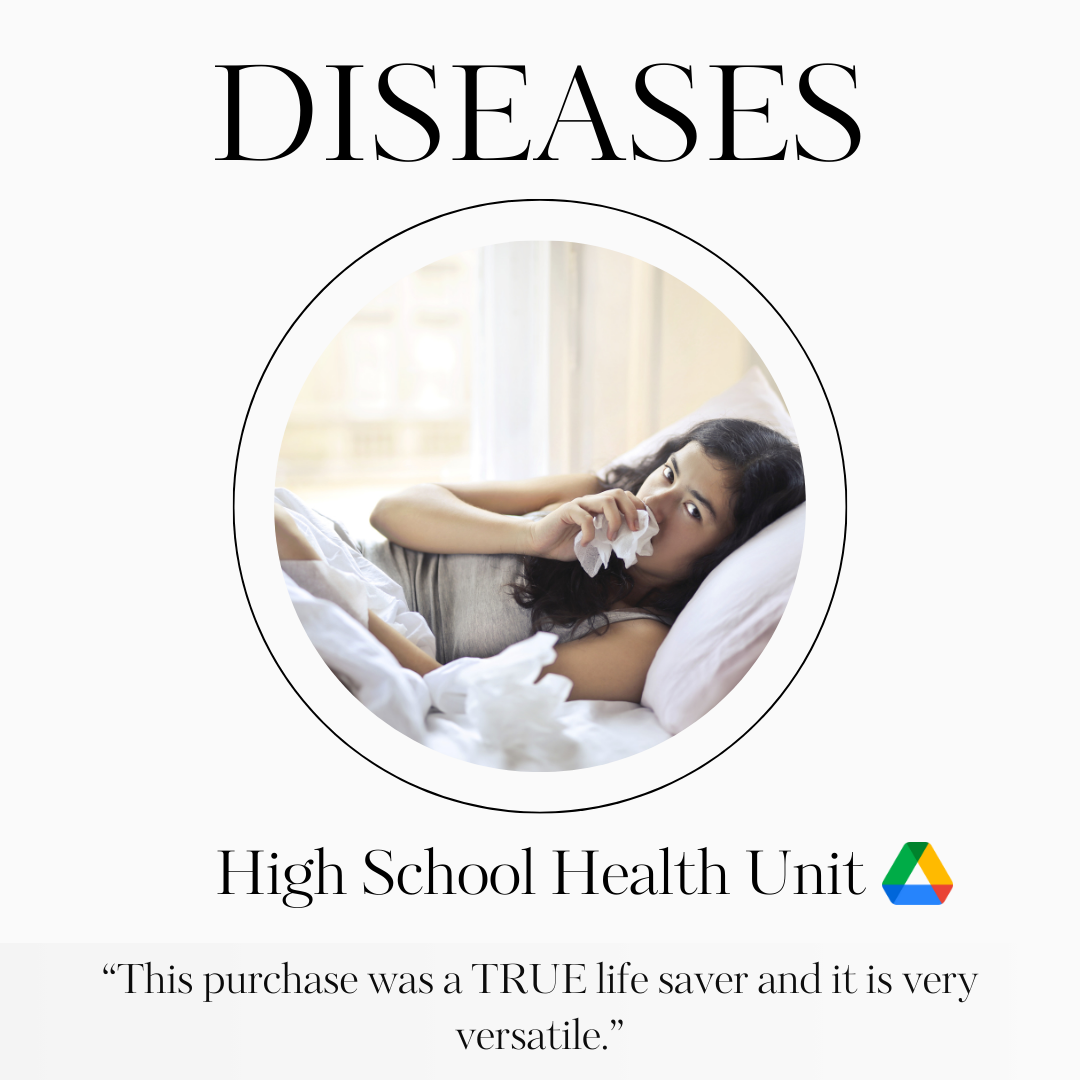 Disease & Illness Health Unit: A Best-Selling High School Teen Health ...