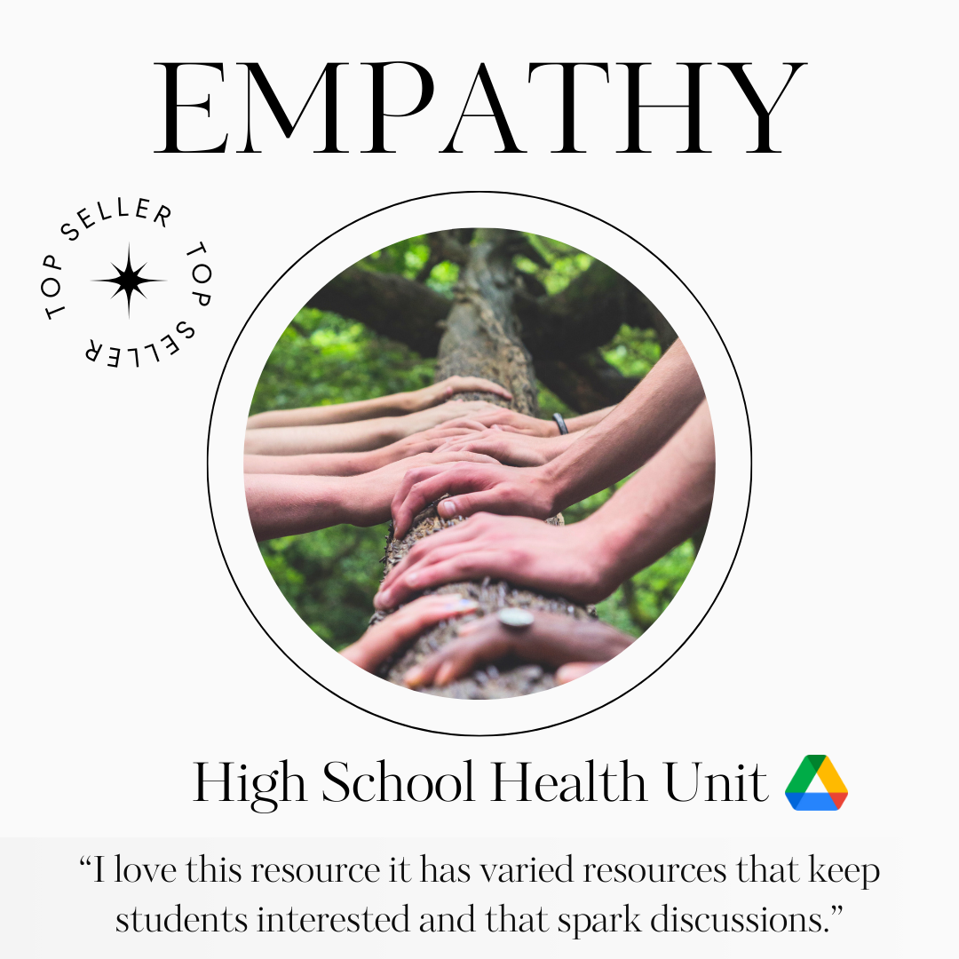 Empathy Unit for High School: A Social-Emotional Learning Health Curri ...