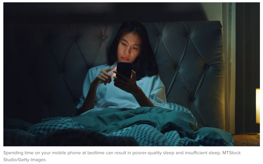 Screen Time Vs Bedtime Health Education Today
