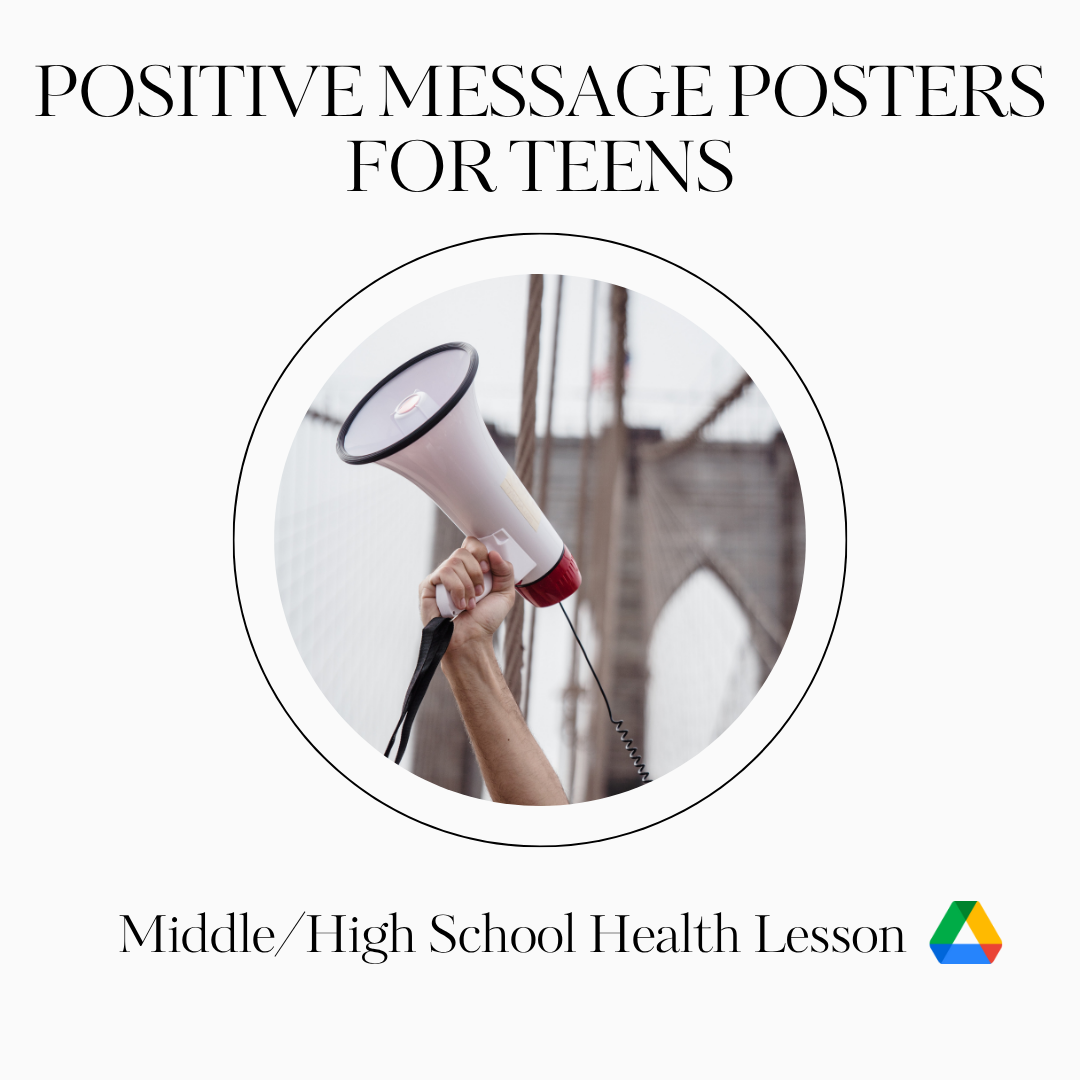 Positive Message Posters for Teens: Social Emotional Messages for Clas ...