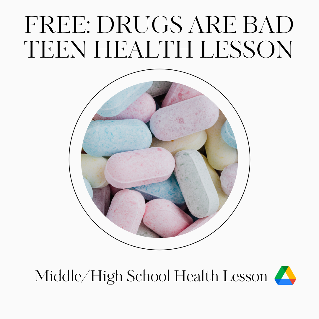 Drugs Are Bad: FREE A 51-Slide PowerPoint and Anti-Drug Lesson – Health ...