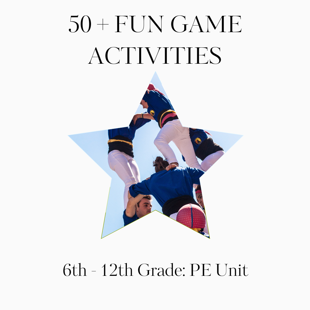 P.E. Games: 50+ Fun Games and Activities for Elementary + Middle + Hig ...