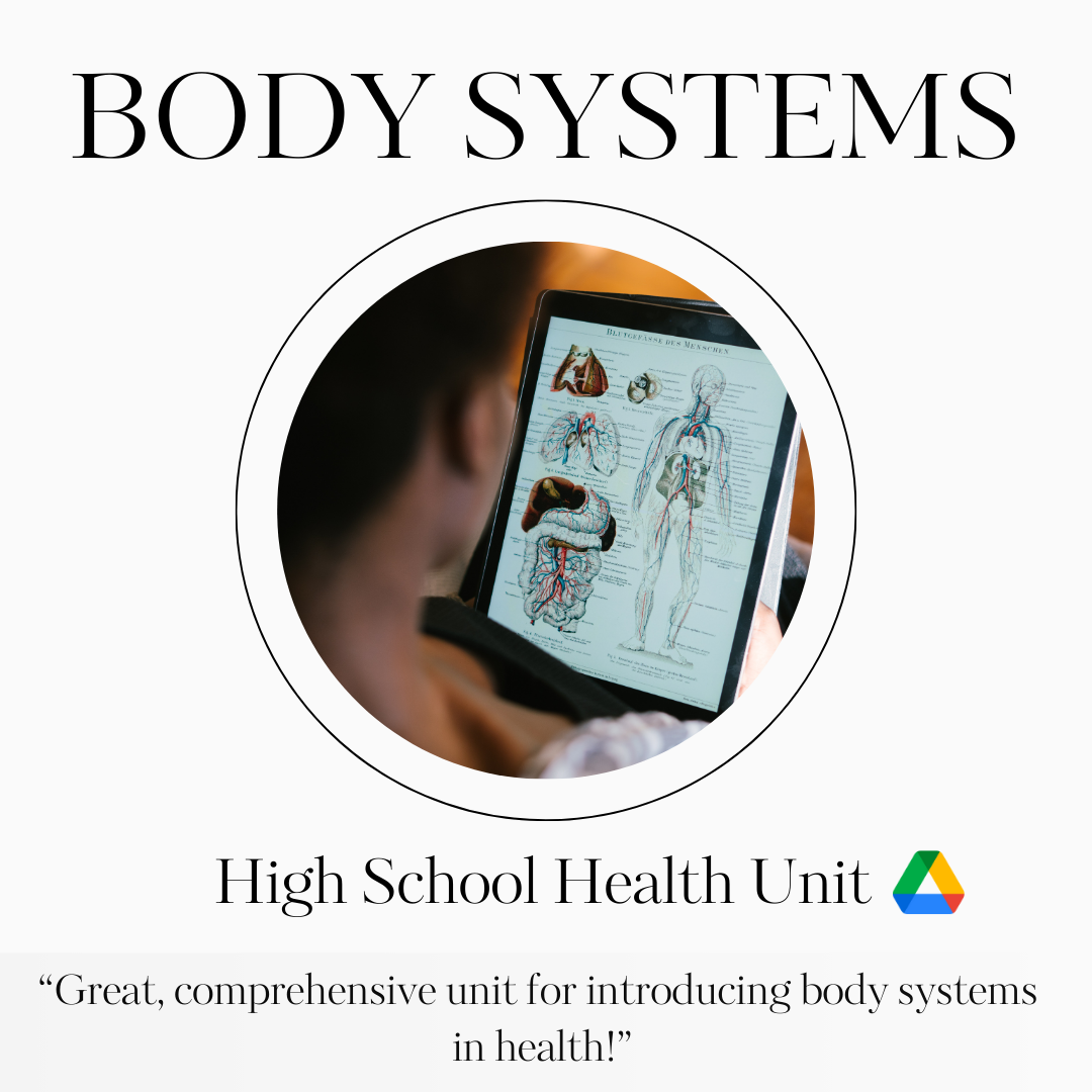 Body Systems Unit Lessons: High School Curriculum + QR Codes: High Sch ...