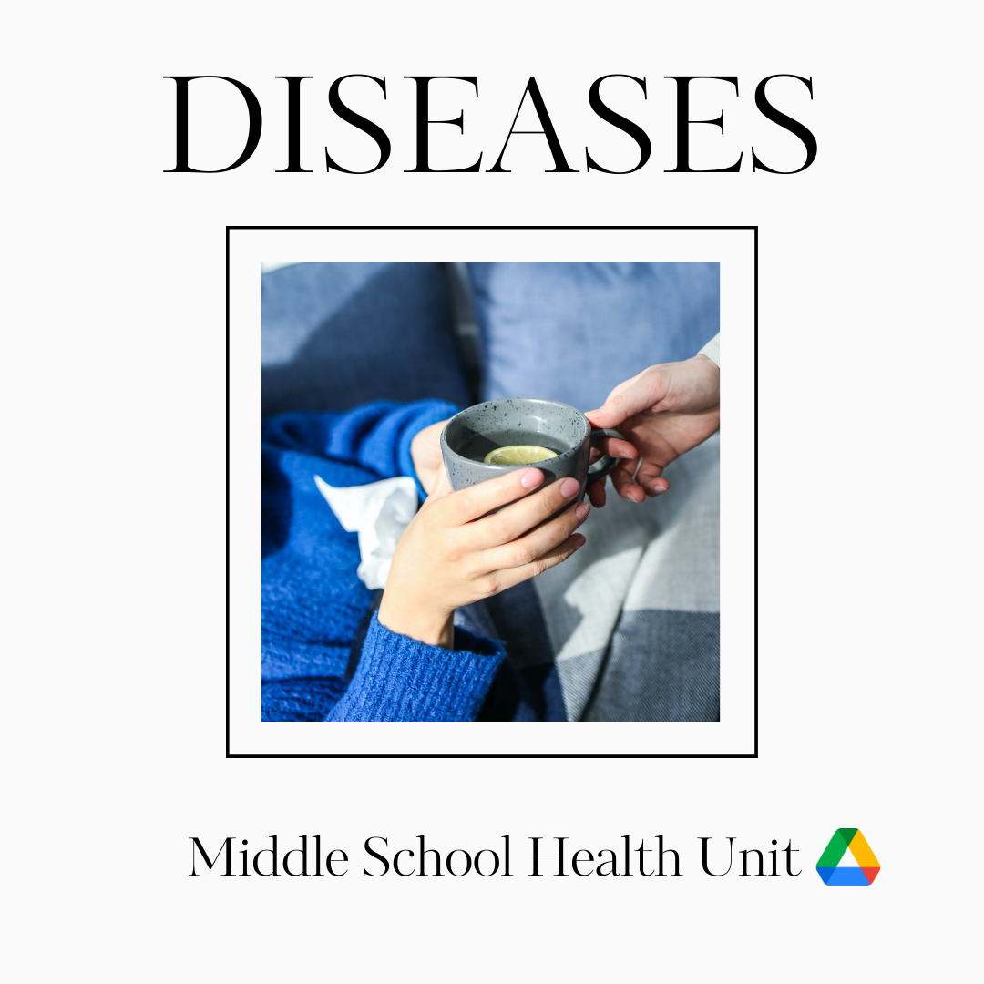 Diseases Health Unit for Middle School Health: Lessons Across 3 Grade ...