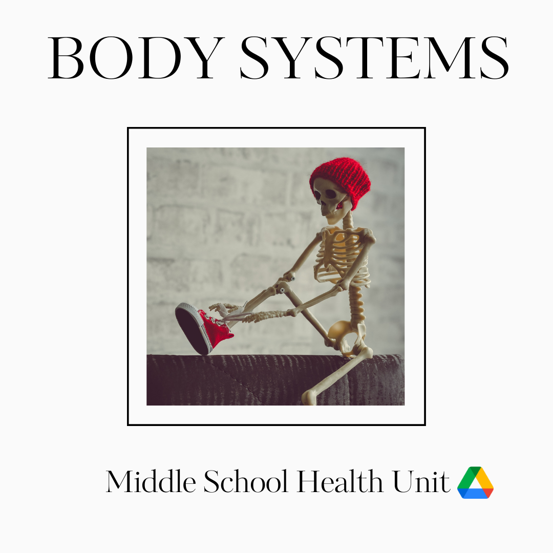 Body Systems Unit Lessons: Middle School Health + QR Codes – Health ...